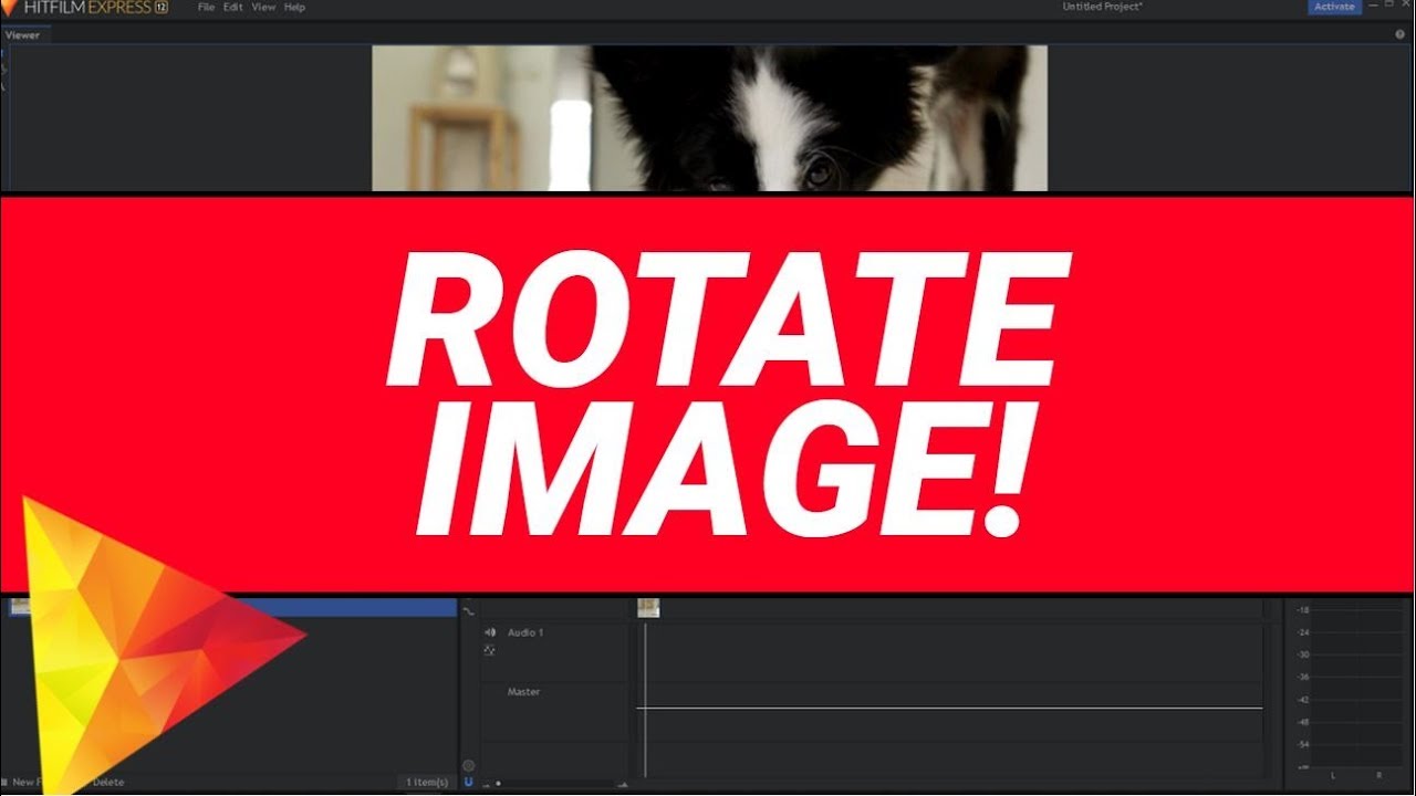 QUICK TUTORIAL | Rotating Image Animation in Hitfilm Express - YouTube