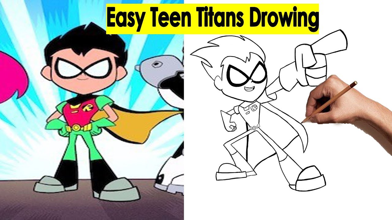 Teen Titans Drowing | Cartoon Network । Cartoons For Children - YouTube
