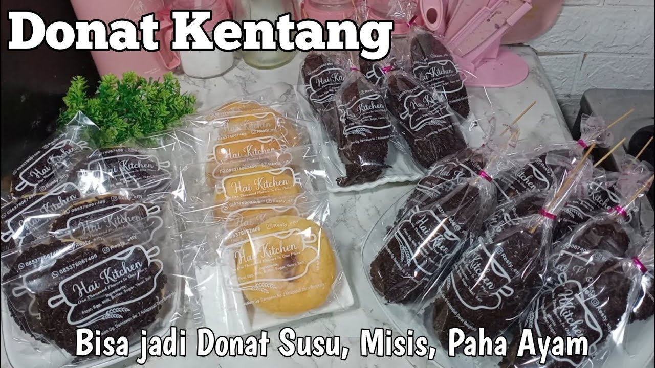 Donat Susu Viral Resep Anti Gagal Donat Kentang NCC! Pemula Wajib Coba ...