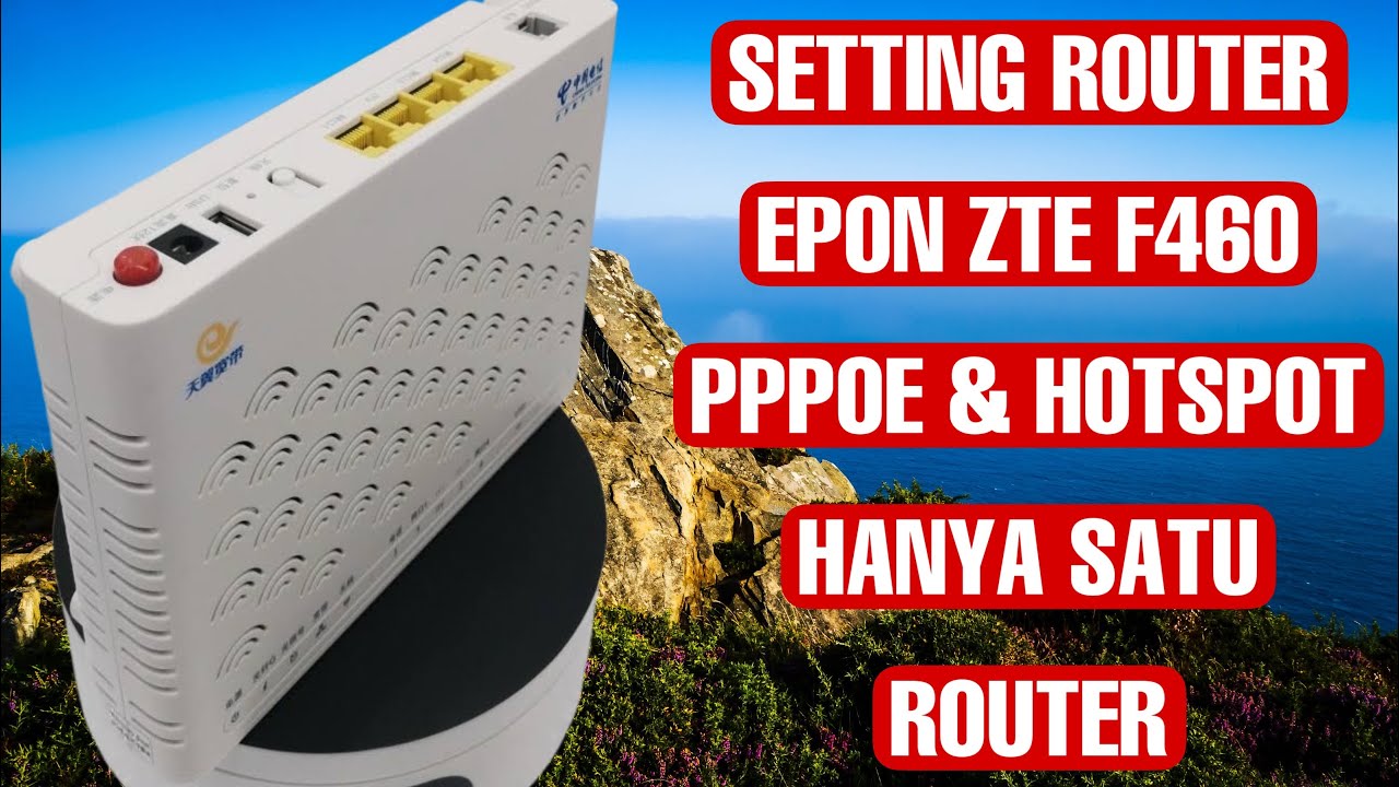Tutorial setting router zte f460 pake hp | no vlan - YouTube