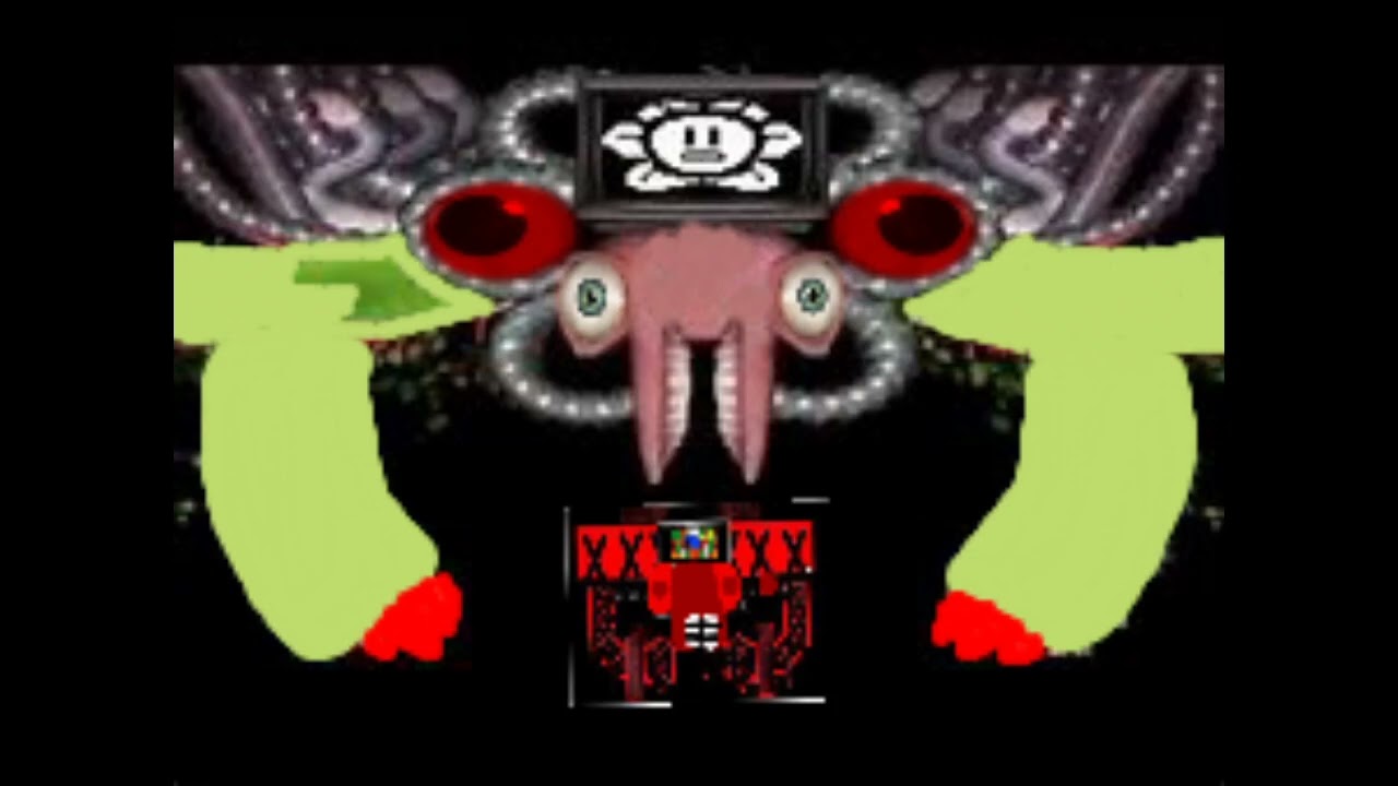 the wepping omega spiffy flowey bobs eye - YouTube