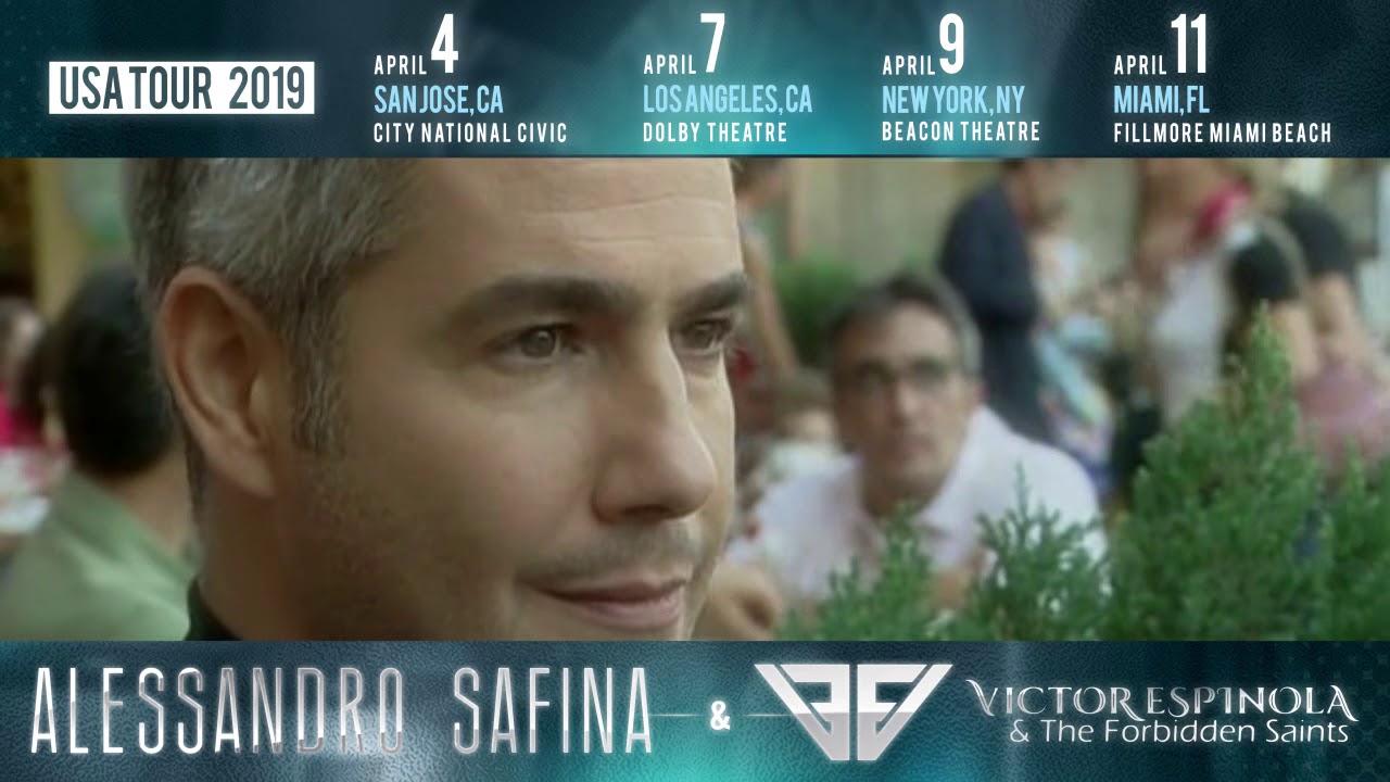 Alessandro Safina USA Tour 2019 - YouTube