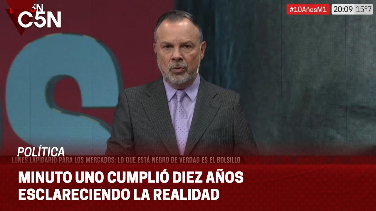 MINUTO UNO cumplió 10 AÑOS y esto dijo GUSTAVO SYLVESTRE - YouTube