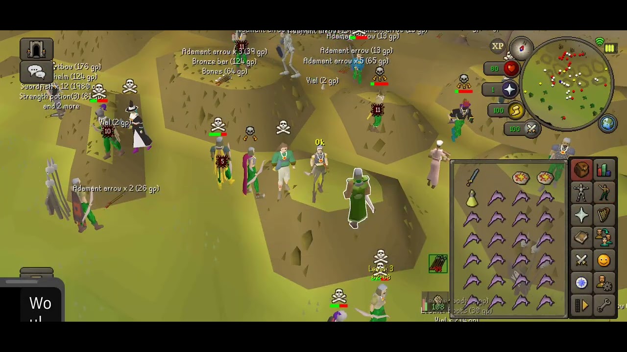 osrs epic lag in f2p - YouTube