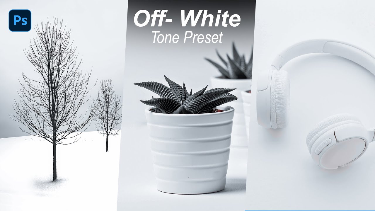 Off- White Tone Color Grading #photoshop #tutorial #photoshoptutorial # ...