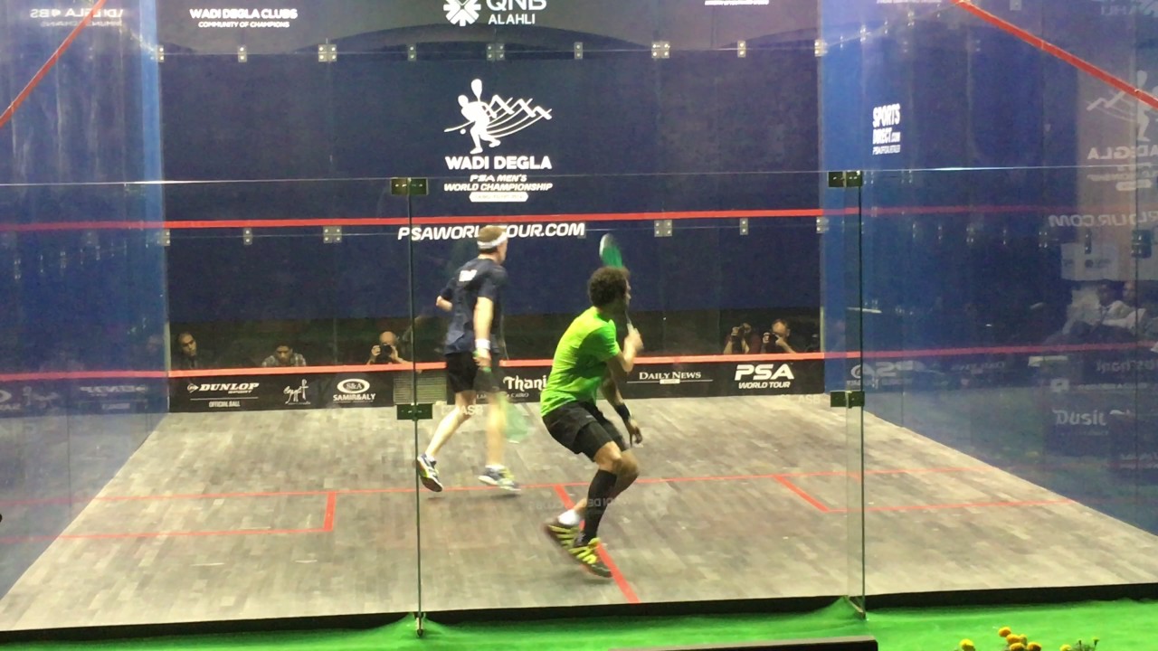 Wadi Degla Squash World Championship 2016 - Round 1 - Ramy Ashour v ...