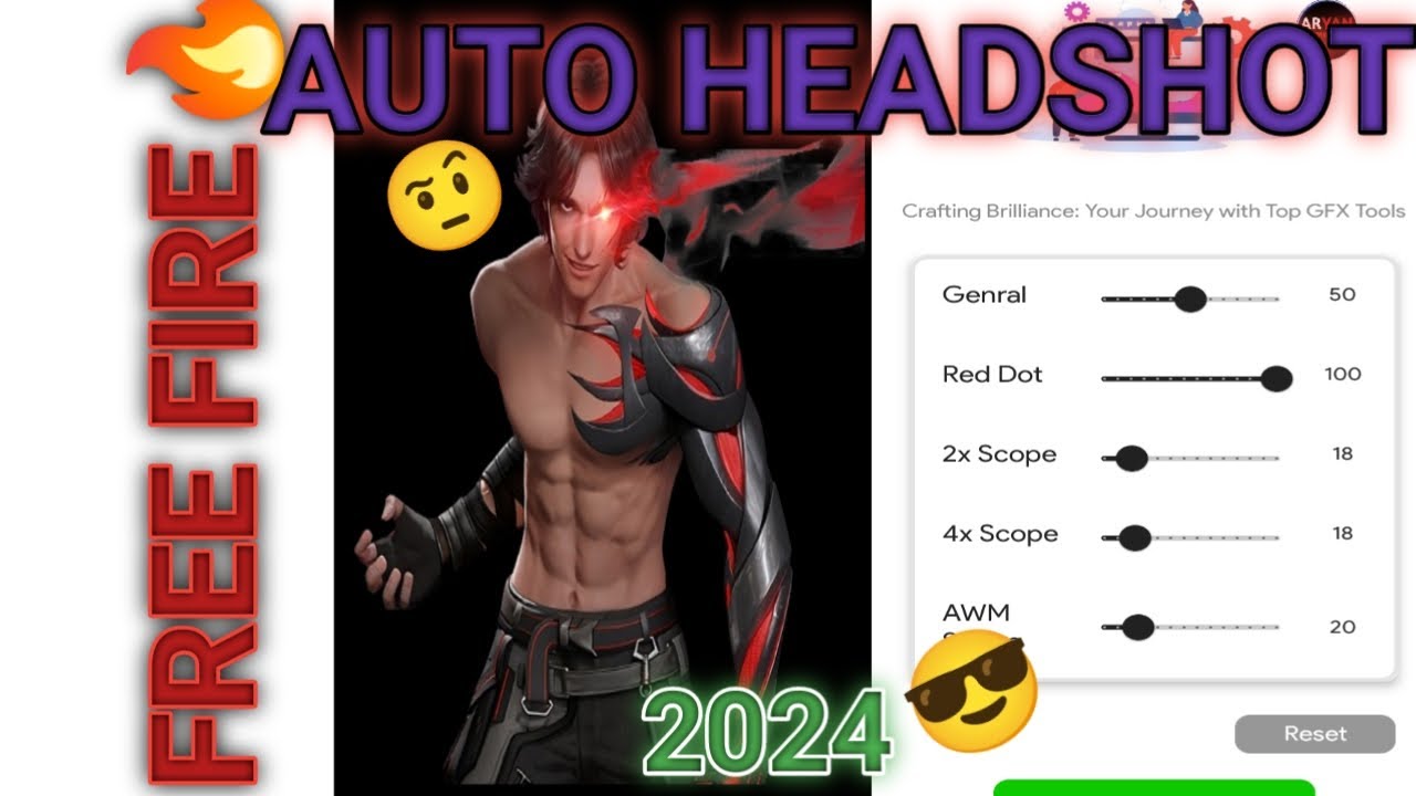 ff auto headshot setting 2024 |free fire mein auto headshot hack kaise ...