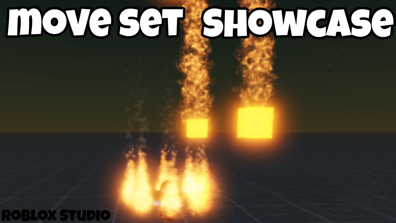 Fire Moveset Showcase (Roblox Studio) - YouTube