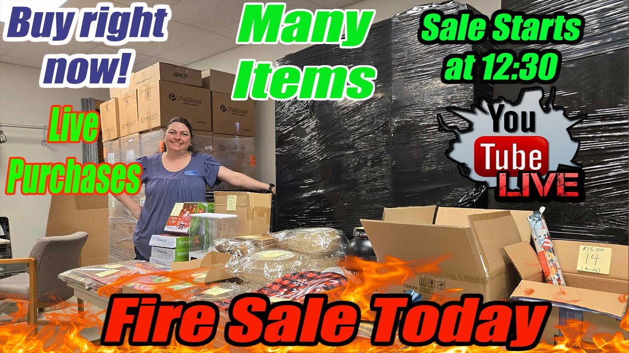 Live Fire Sale New Clothing, Figurines, amazon overstock and much more ...