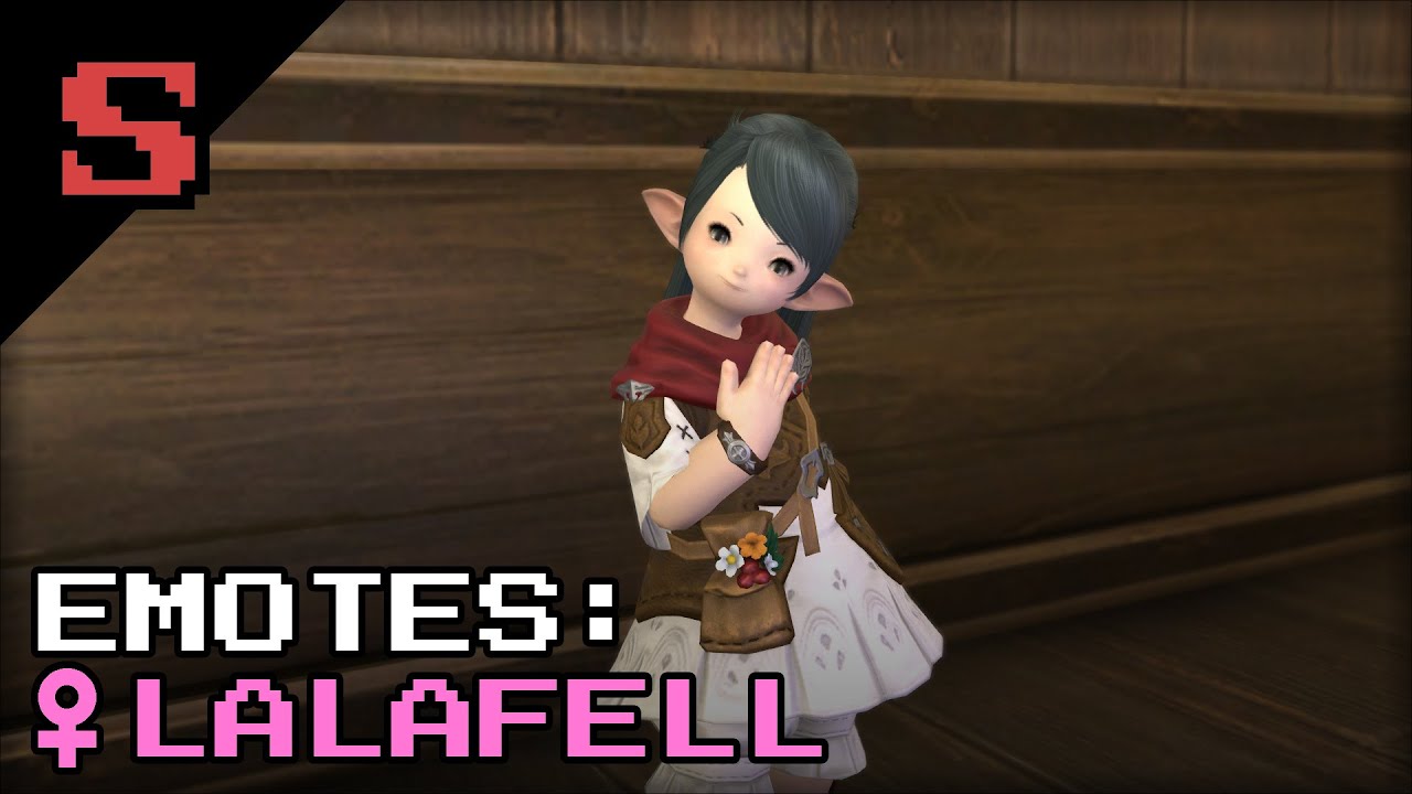 (FFXIV) Emotes: Female Lalafell - YouTube