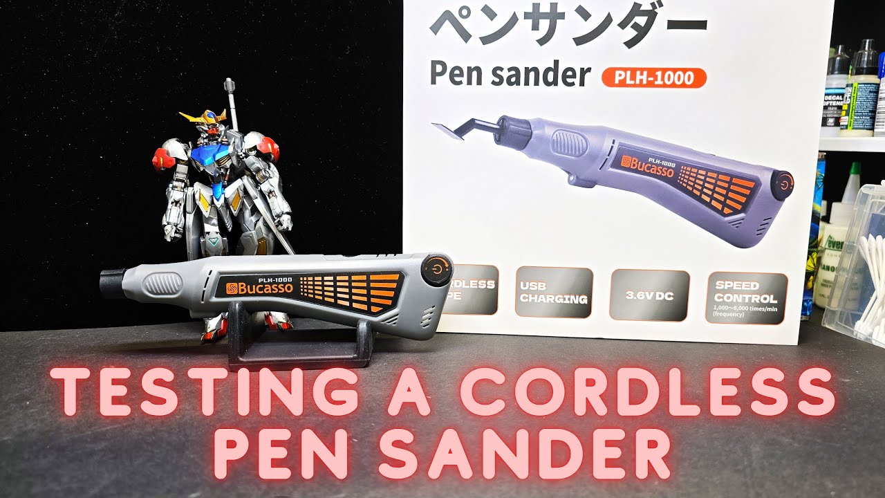 Testing A Cordless Pen Sander - Plastic & Wood Hobby Sander - Bucasso ...