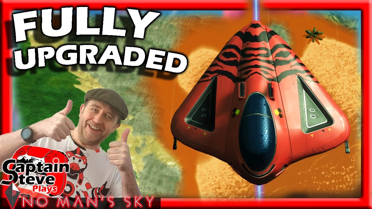 No Man's Sky Fully S-Class Module Upgraded Squid Head Ship Captain ...