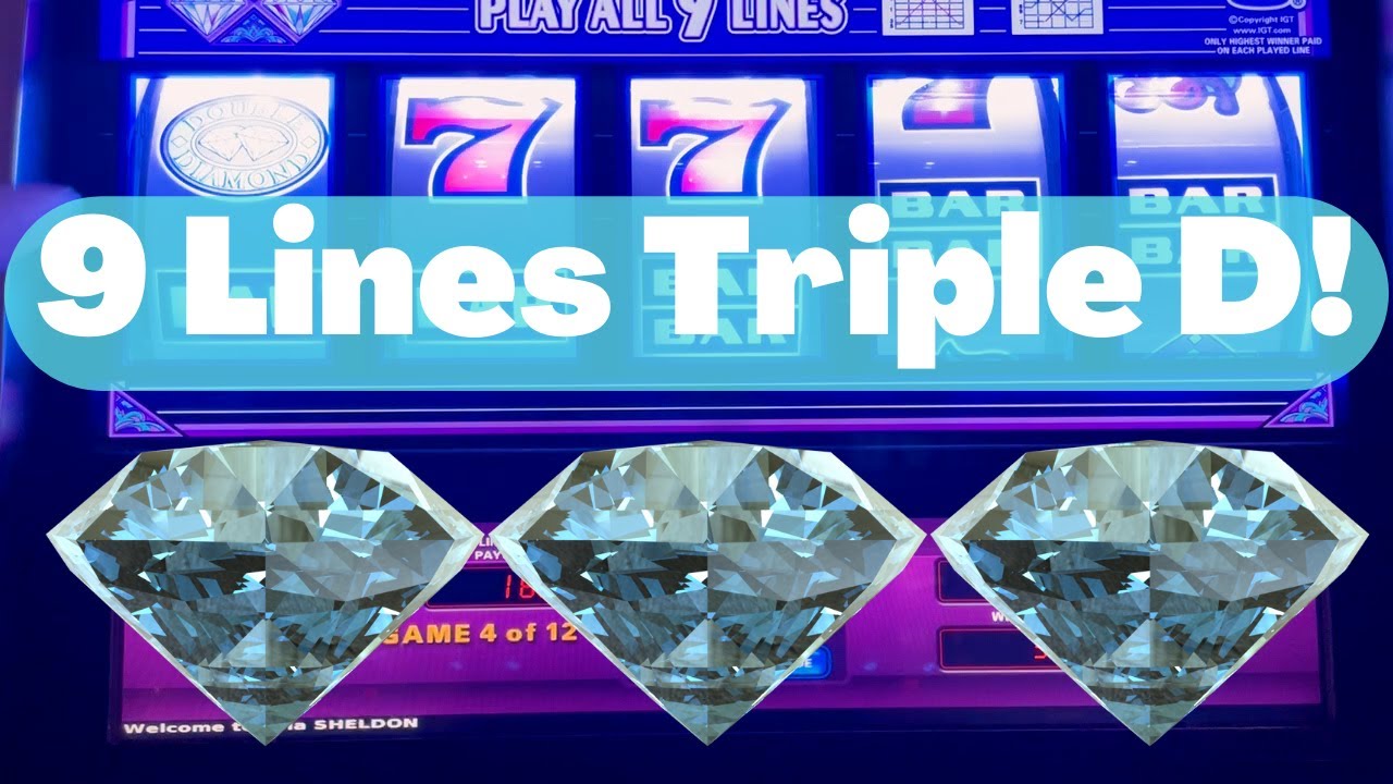 9 Lines Triple Diamond & Pinball! Let's Go! - YouTube