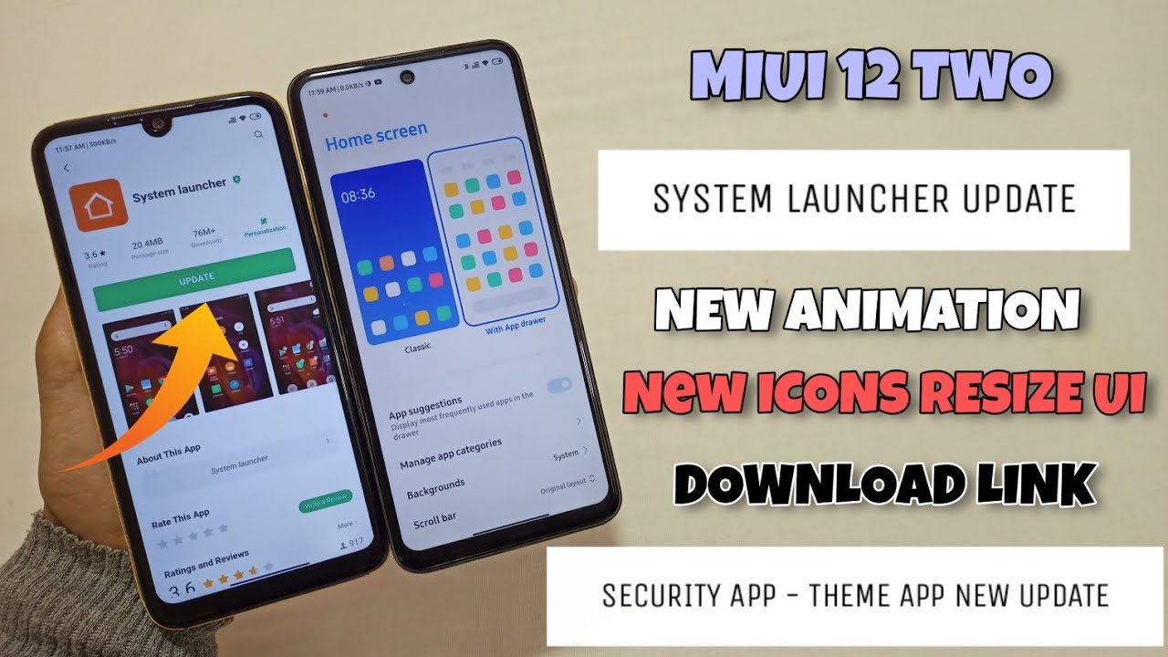 OFFICIAL MIUI 12 System Launcher New Update & More System Apps Update ...