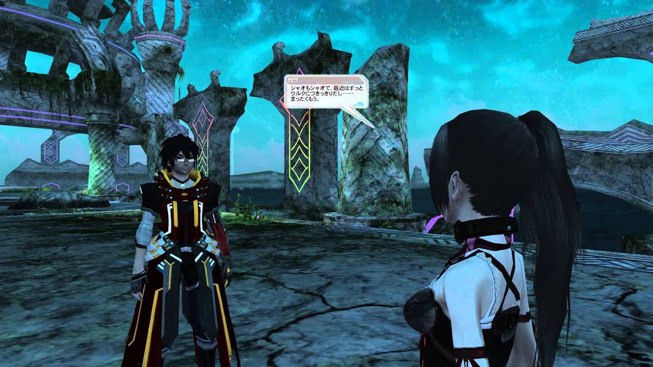 PSO2 EP3 イベント [寂しくなんがないんだから] - YouTube