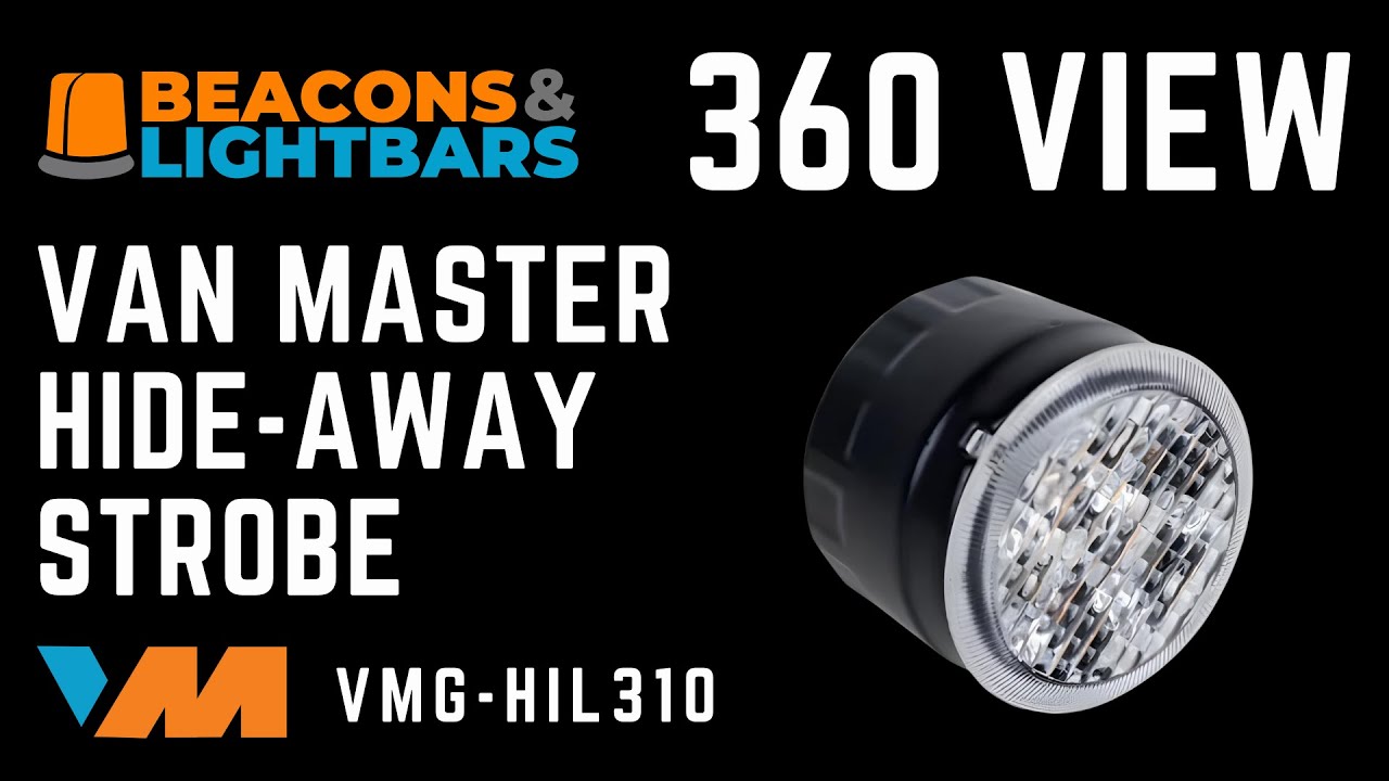 VAN MASTER VMG-HIL310 STROBE 360 VIEW - BEACONS AND LIGHTBARS - YouTube