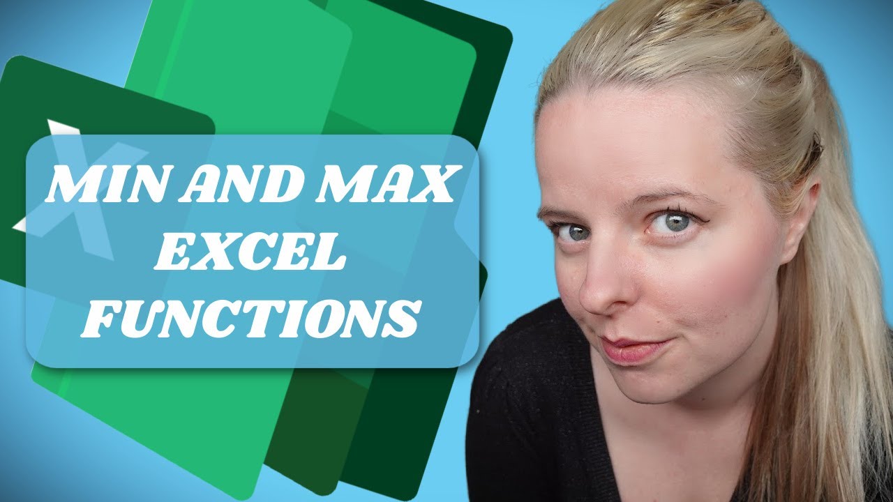 Excel Tutorial Min And Max Excel Formulas Excel Basics Prepare For 7092