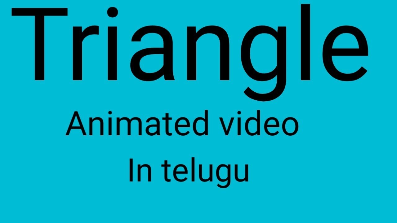 What is triangle and types of triangle.. - YouTube