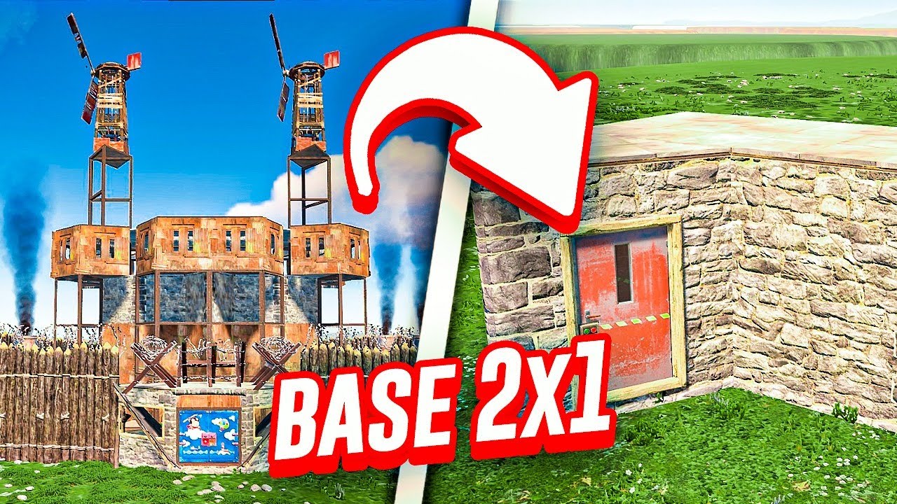 ⚡EL NUEVO 2X1⚡ | COMO AMPLIAR UNA BASE 2X1 EN RUST 2023 - YouTube