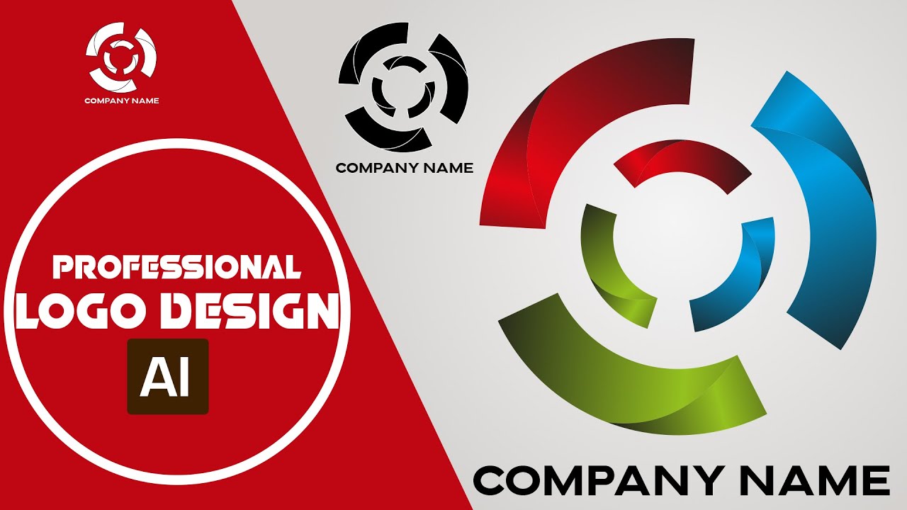 Professional Logo Design Tutorial #adobeillustrator #graphic - YouTube
