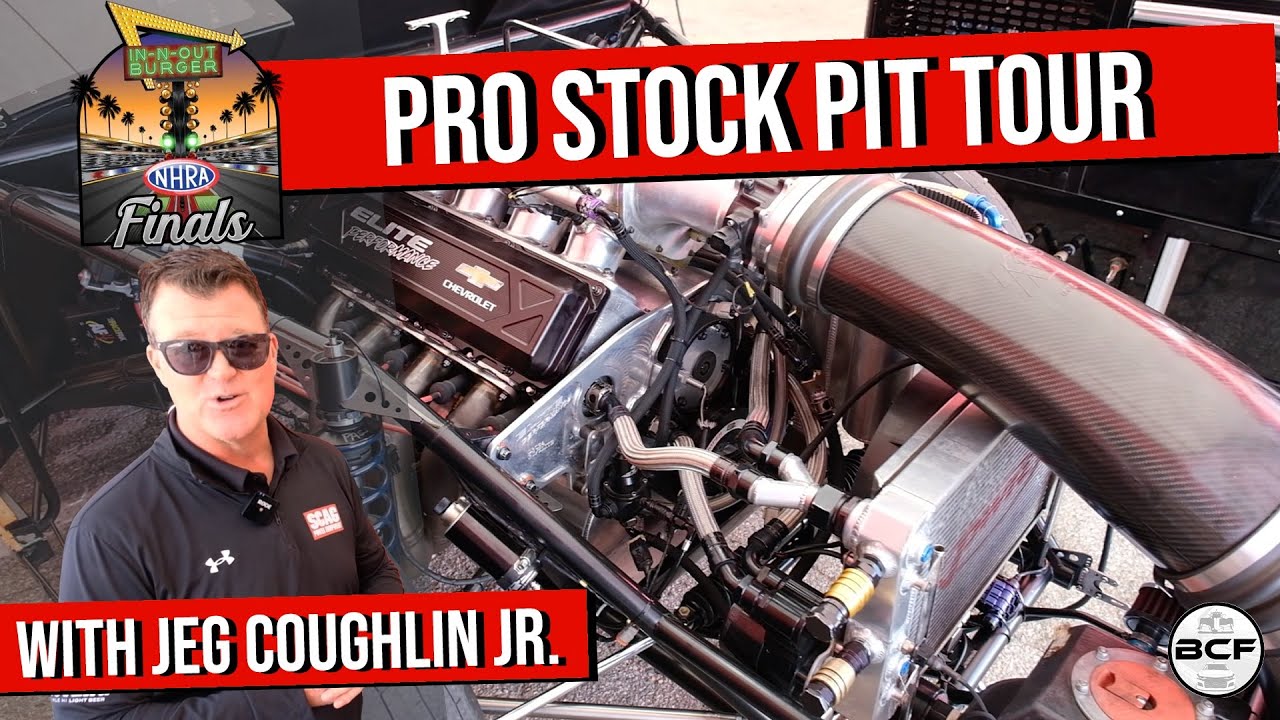 NHRA Pro Stock Pit Tour with Jeg Coughlin Jr. - YouTube