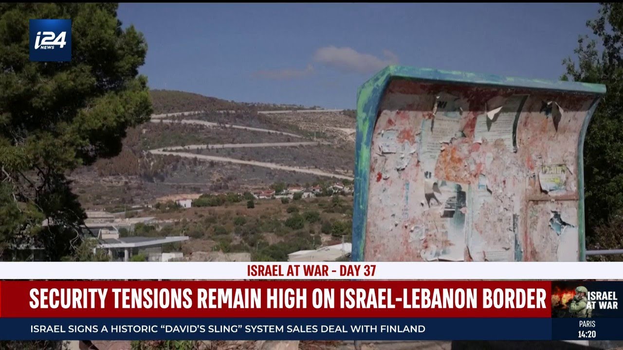 Security tensions remain high on Israel-Lebanon border - YouTube