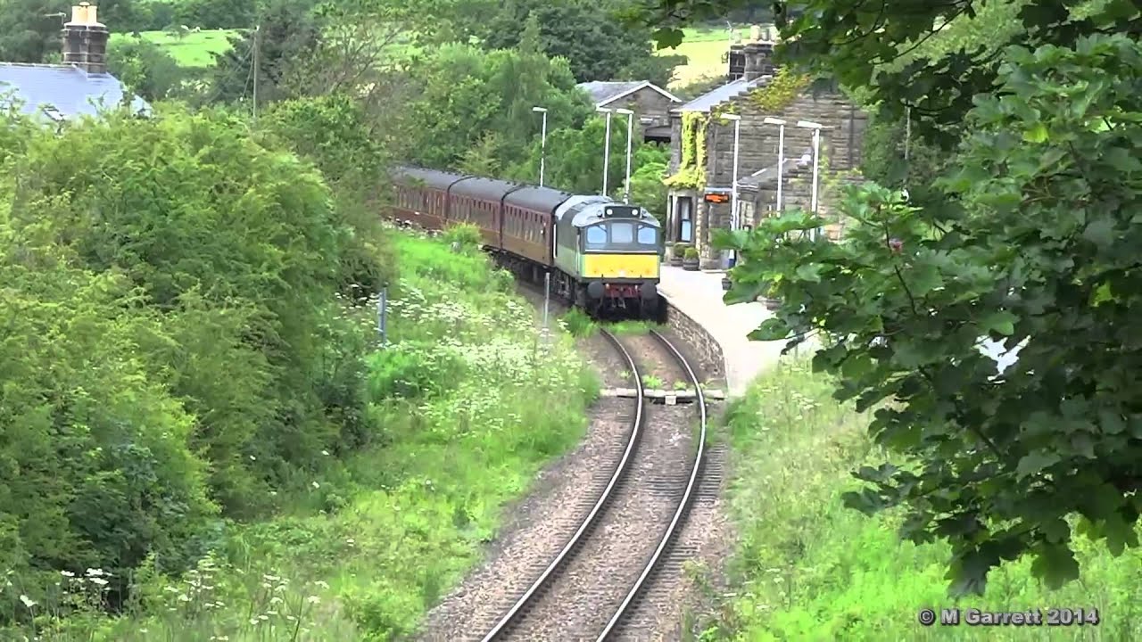 The Esk Valley Railway Line in North Yorkshire - YouTube