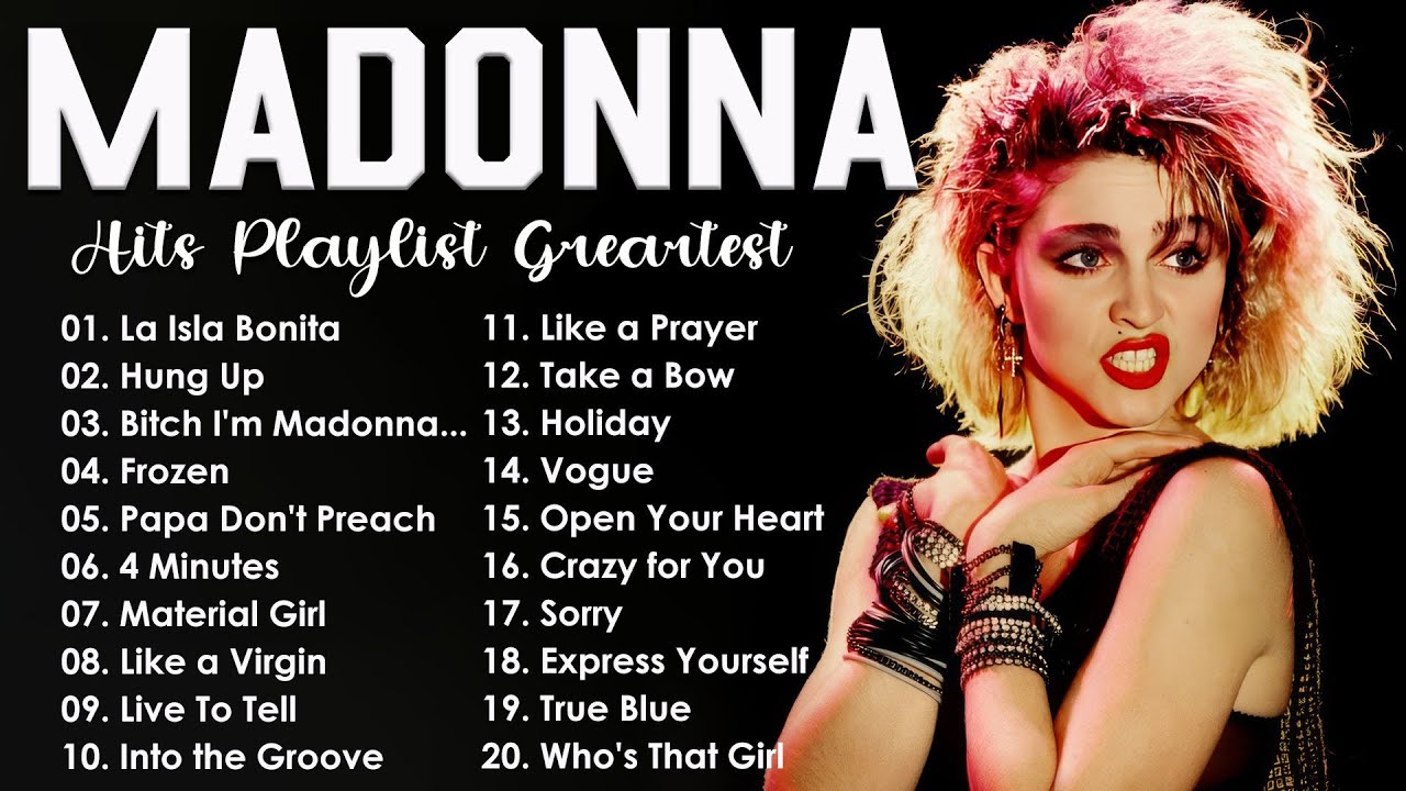Madonna Greatest Hits | Madonna full Album Madonna playlist Hits | The ...