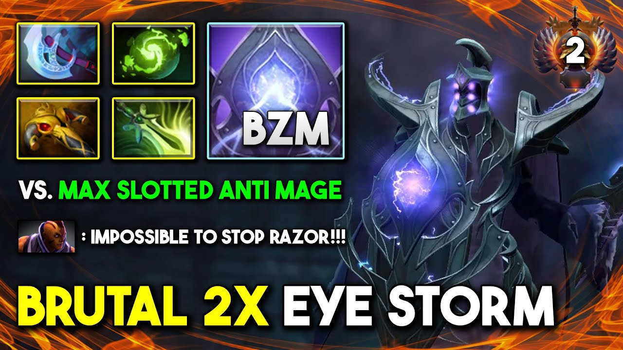 BRUTAL 2X EYE STORM STRIKE MID By Bzm Razor Butterfly + Refresher Orb ...