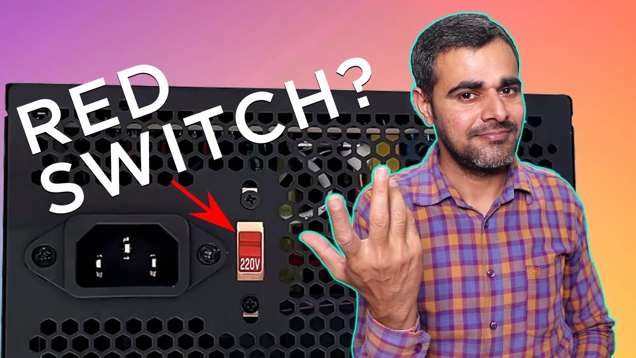 What is RED Switch in Power supply|little red switch in PSU - YouTube
