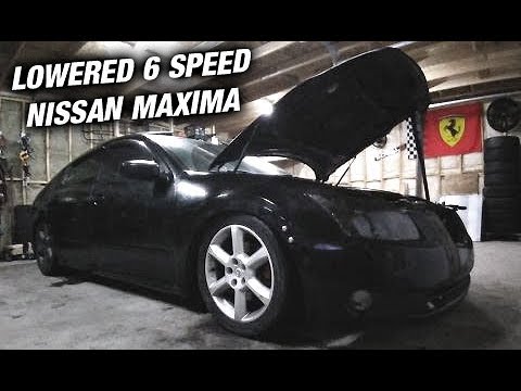 Bought A SLAMMED Manual Nissan Maxima - YouTube