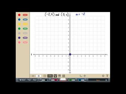 Find a missing coordinate using slope. - YouTube