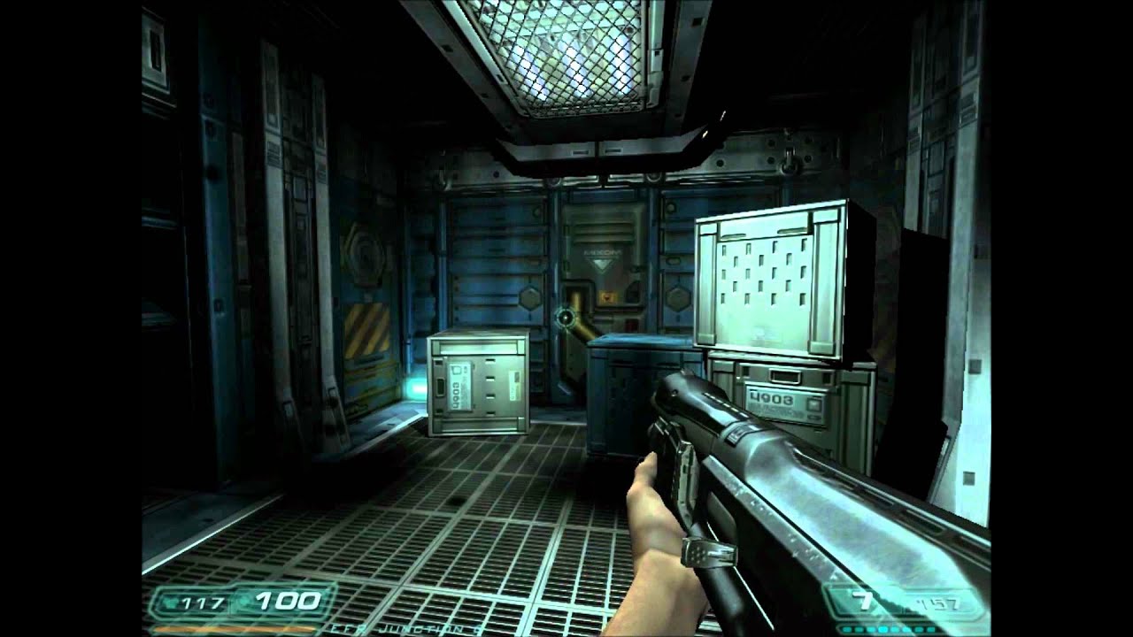 Doom 3 Part 5: The first 'boss' Vagary. - YouTube