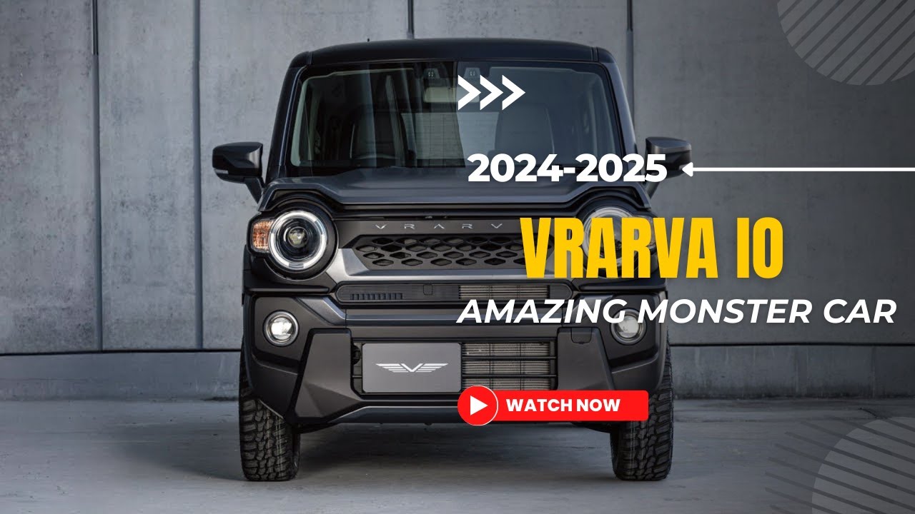 The 2024 VRARVA IO is a Japanese tough little monster Amazing Car New in this Year More Range ...