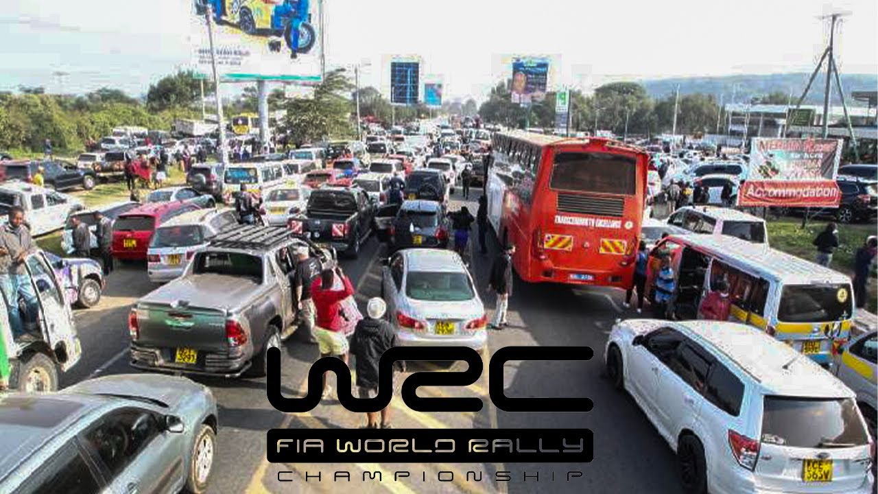 WRC Safari Rally CRAZY SPECTATOR TRAFFIC JAM Earlier This Evening At ...