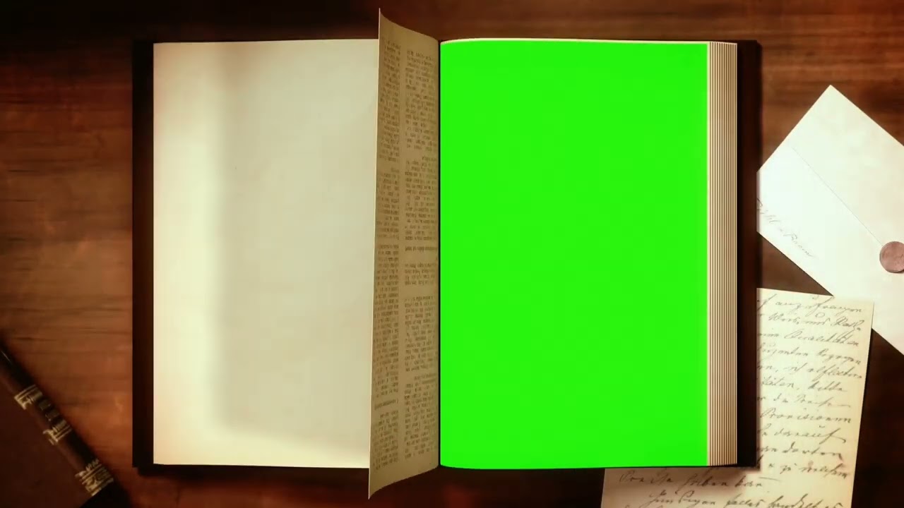 3D book animation 2️ greescreen | No Copyright ©️ | free to use # ...