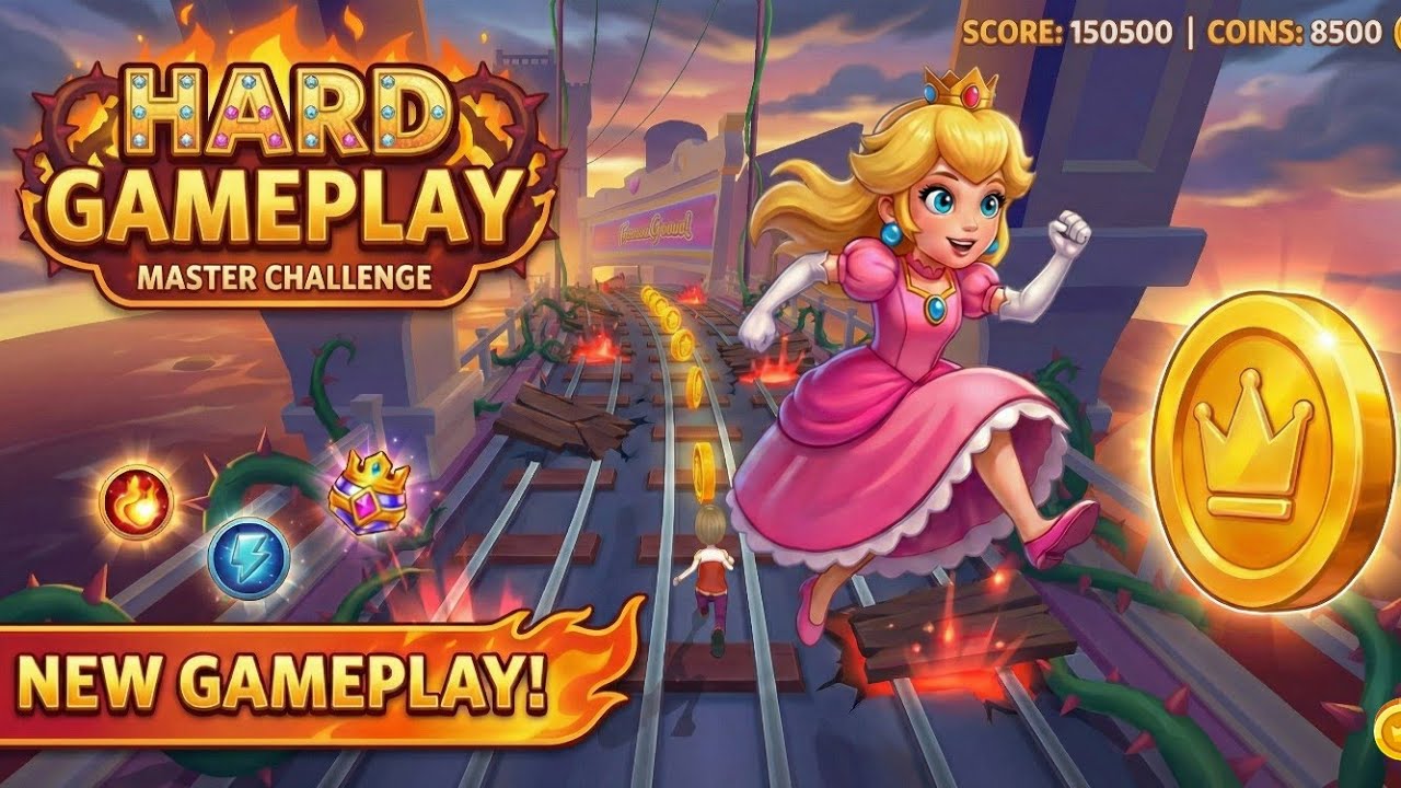 Subway princess Masters Hard gameplay. - YouTube