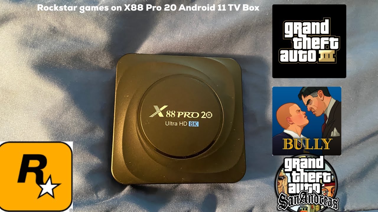 Rockstar Games running on X88 Pro 20 Android TV Box (GTA3, GTA:SA and ...