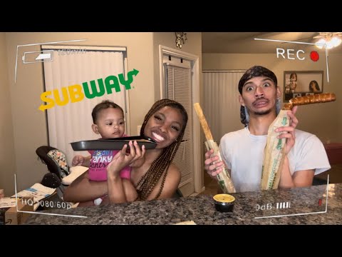 TASTE TESTING NEW SUBWAY ITEMS | INTRODUCING OUR BABY & LIFE UPDATE ...