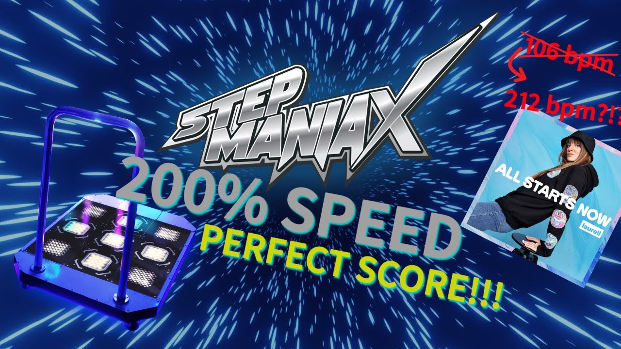WORLD'S FIRST 200% SPEED PERFECT SCORE ON WILD!!! [StepManiaX] - YouTube