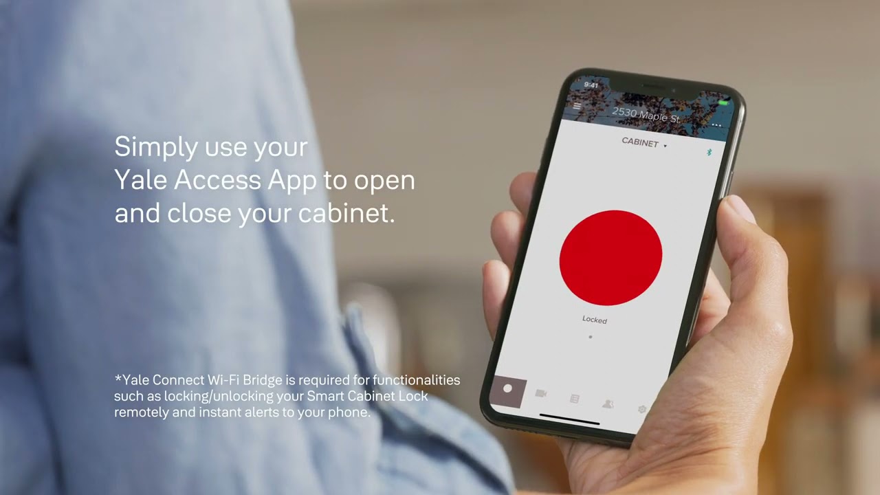Yale Smart Cabinet Lock - Secure cabinets with the Yale Access App ...