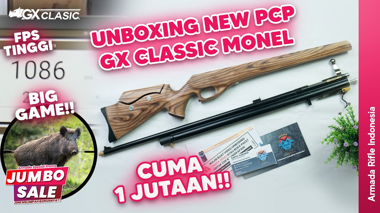 PCP BIG GAME 1JUTA AN !! UNBOXING NEW PCP GX CLASSIC MONEL OD 27/70 ...
