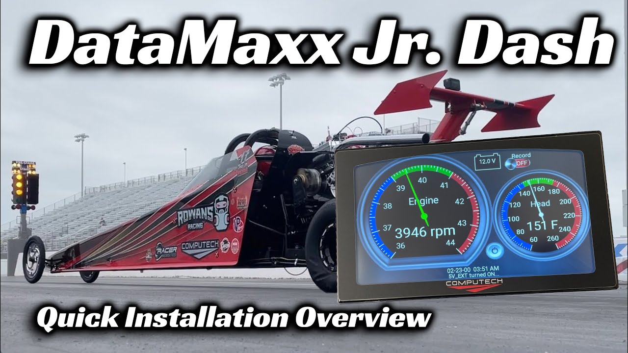 DataMaxx Jr. Dragster Data Logger Quick Installation Overview - YouTube