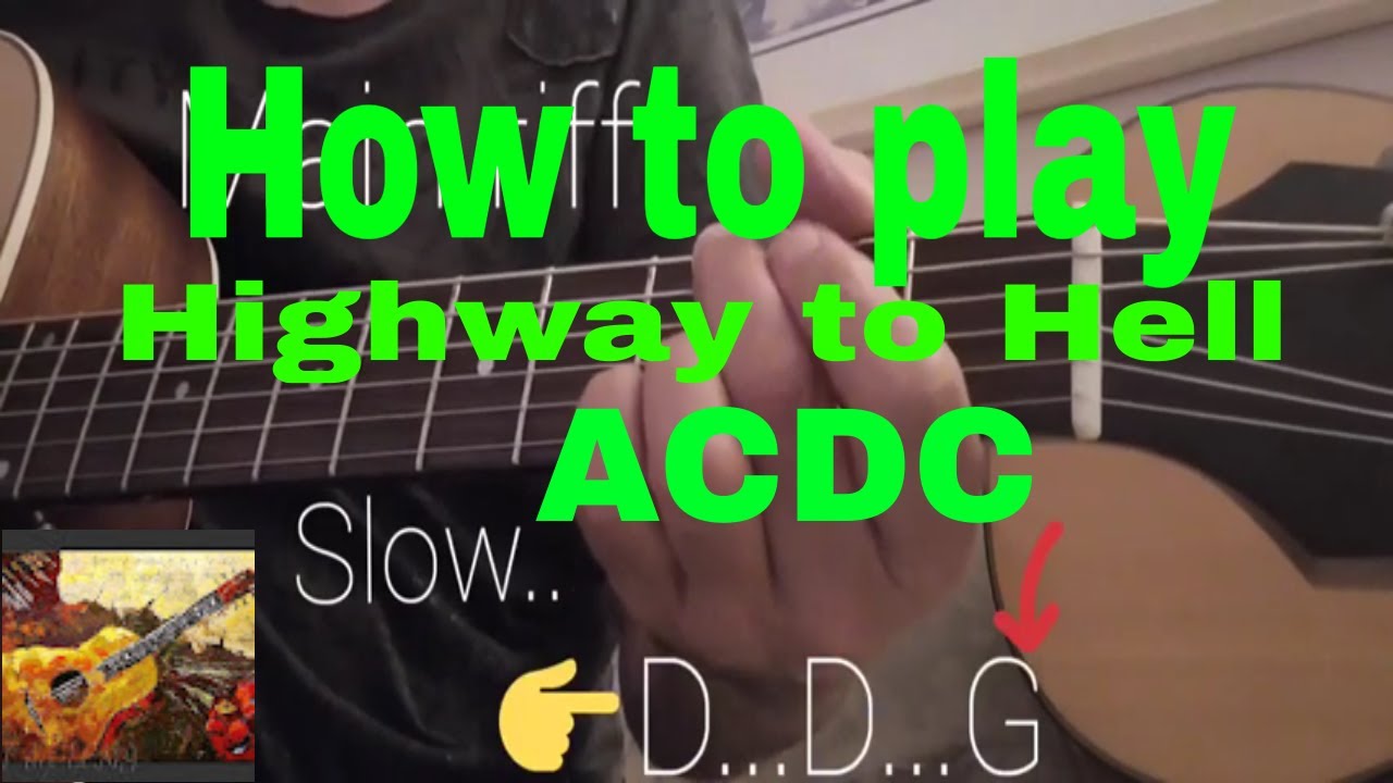 How to play/Highway to Hell/ ACDC/Chords - YouTube