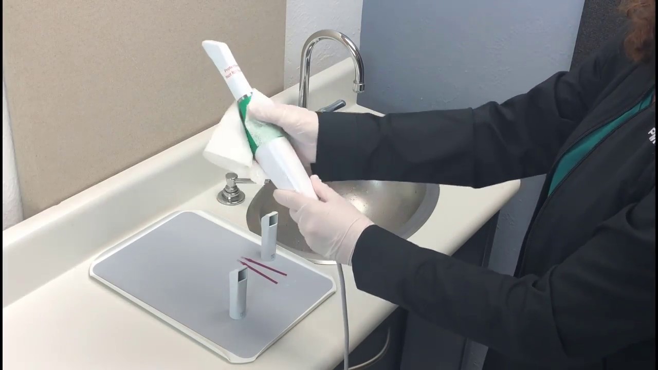 Planmeca Emerald Scanning Tip Infection Control Procedure - YouTube