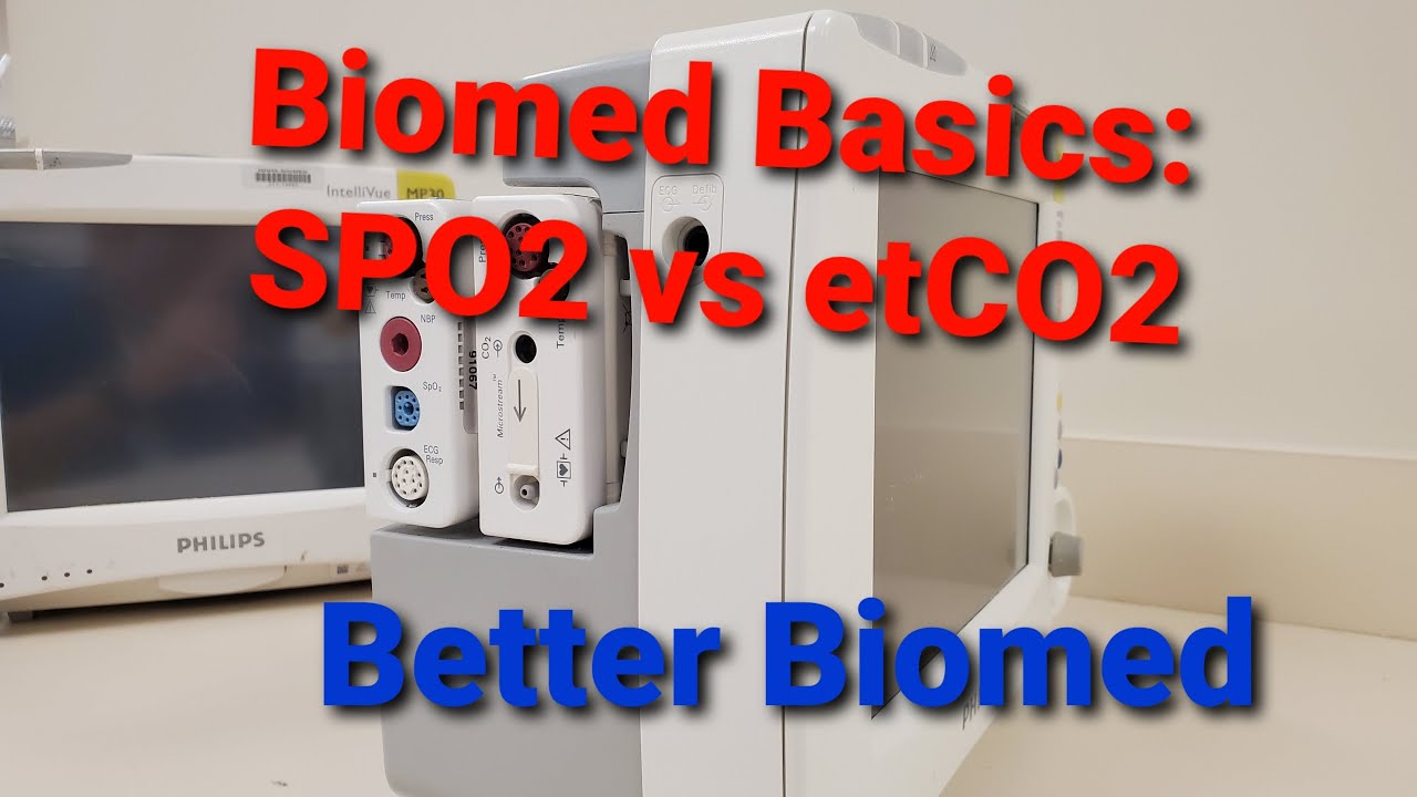 Biomed Basics: Pulse Oximetry (SPO2) vs End Tidal CO2 (etCO2) - YouTube
