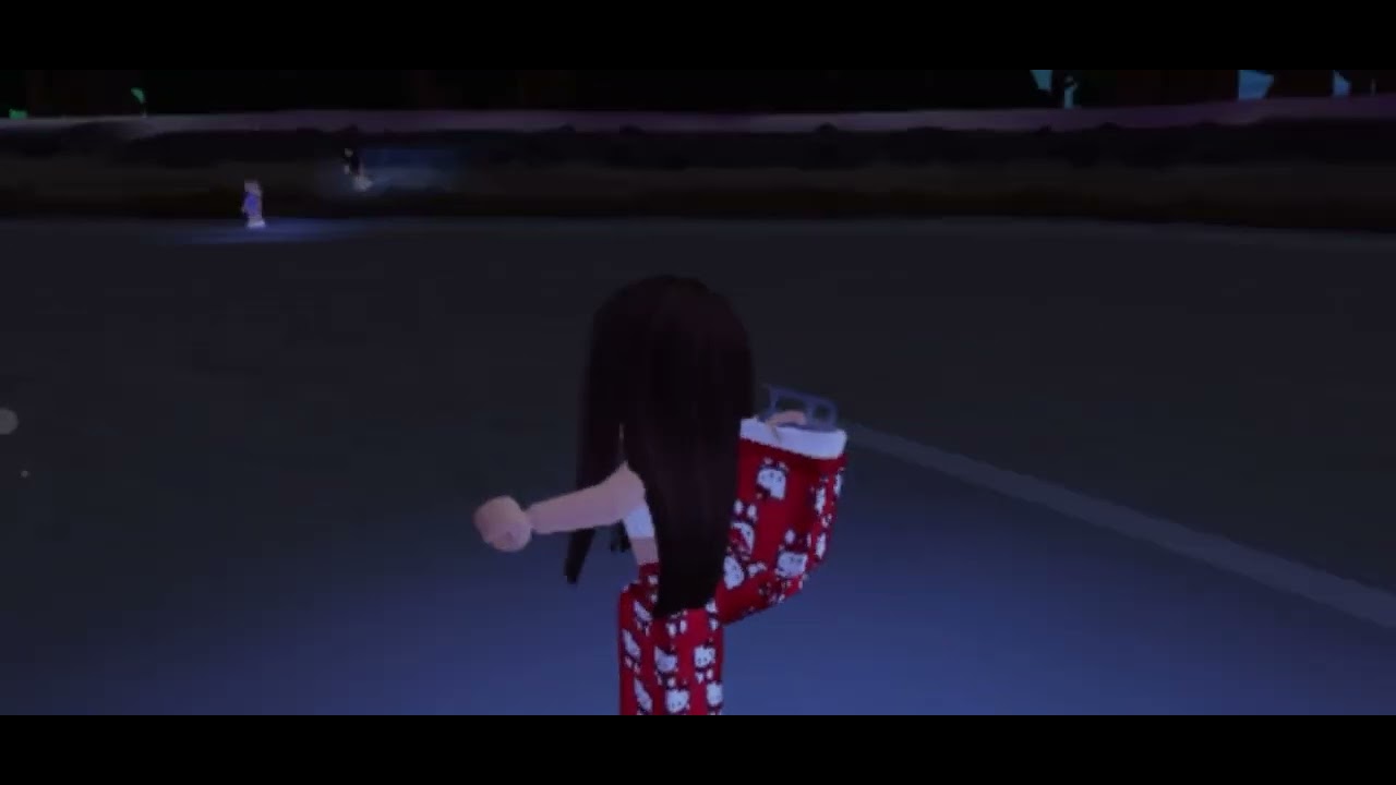 The game on Roblox is Ice skating Under the Lights - YouTube