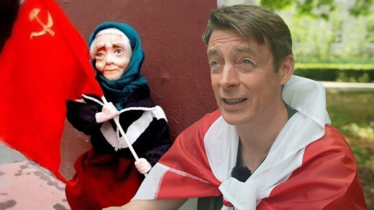 'Babushka Z' of Ukraine and her flag - YouTube