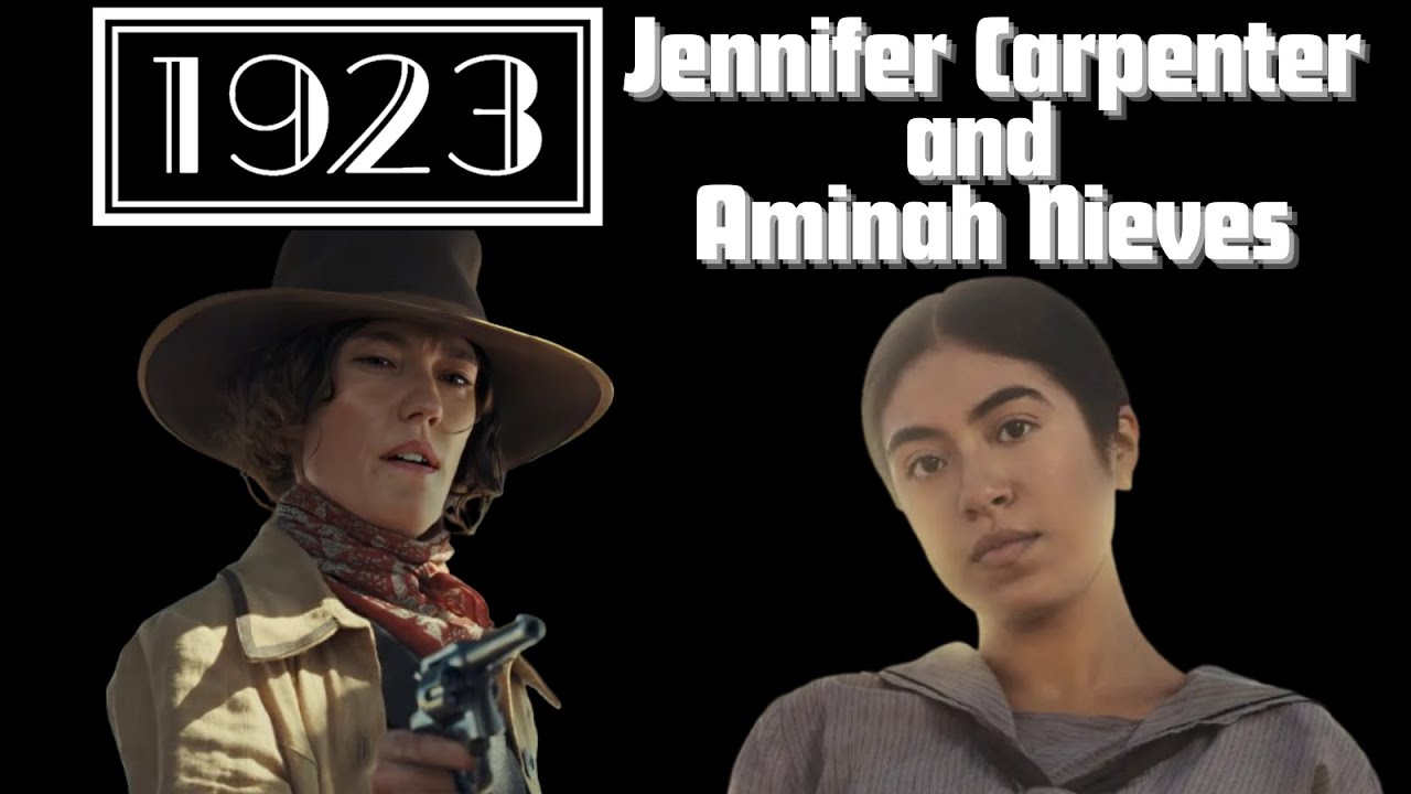 "1923" | Actors: Jennifer Carpenter and Aminah Nieves (Mamie Fossett ...