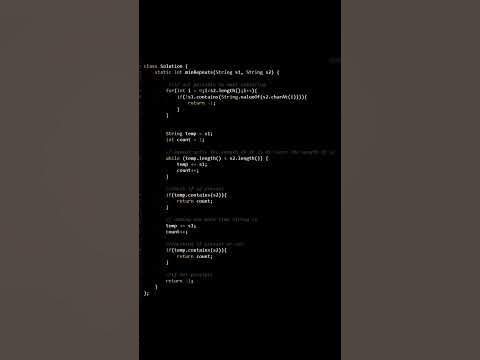 Minimum repeat to make substring| gfg potd| 8-11-2024| gfg potd today| easy and simple solution ...
